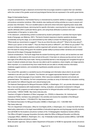 Changing lives: Teaching English and literature to ESL students | PDF