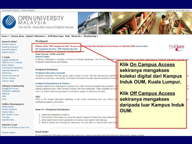 ProQuest Theses [MALAY] | PPT