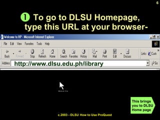 ProQuest Tutorial Revised | PPT