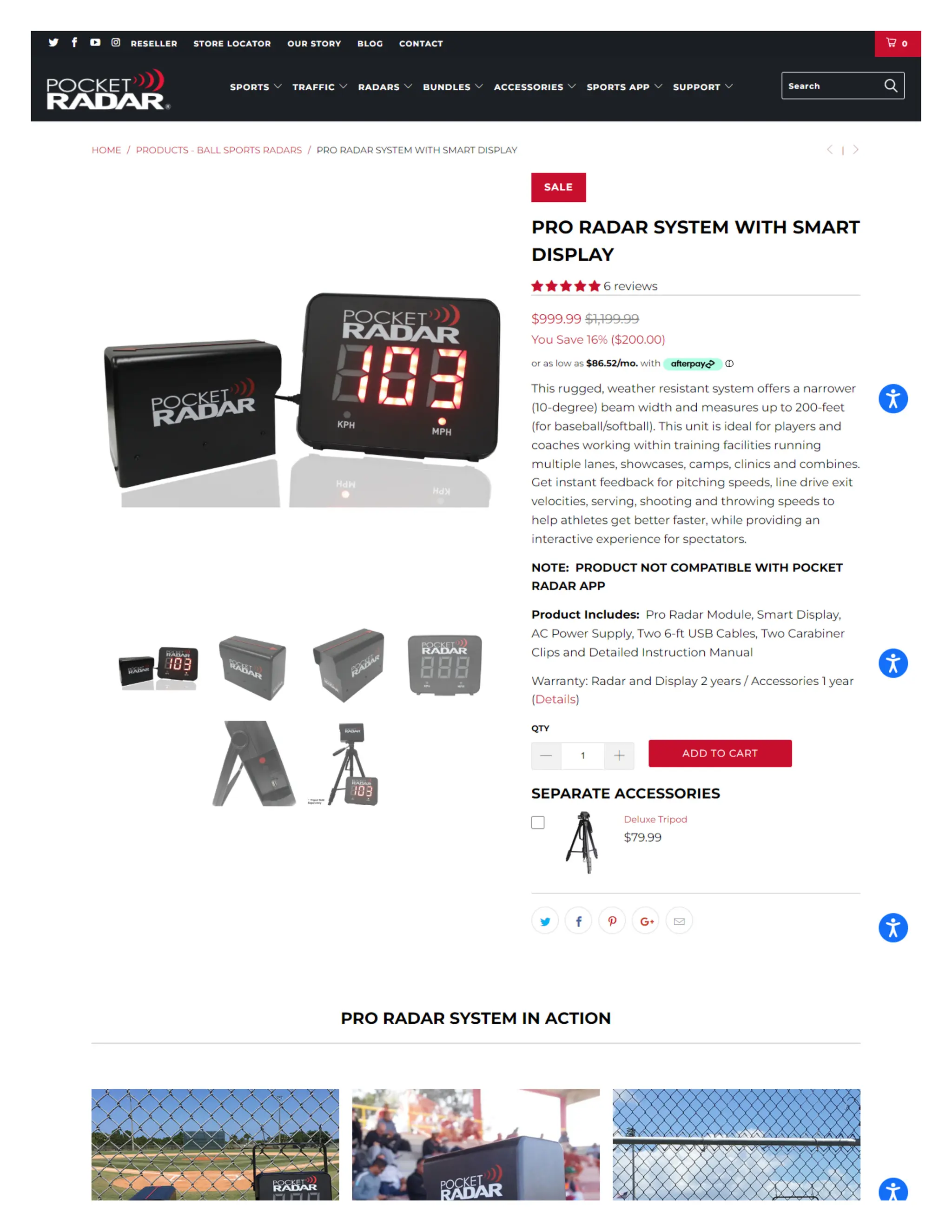 Pro Radar System with Smart Display - Pocket Radar | PDF