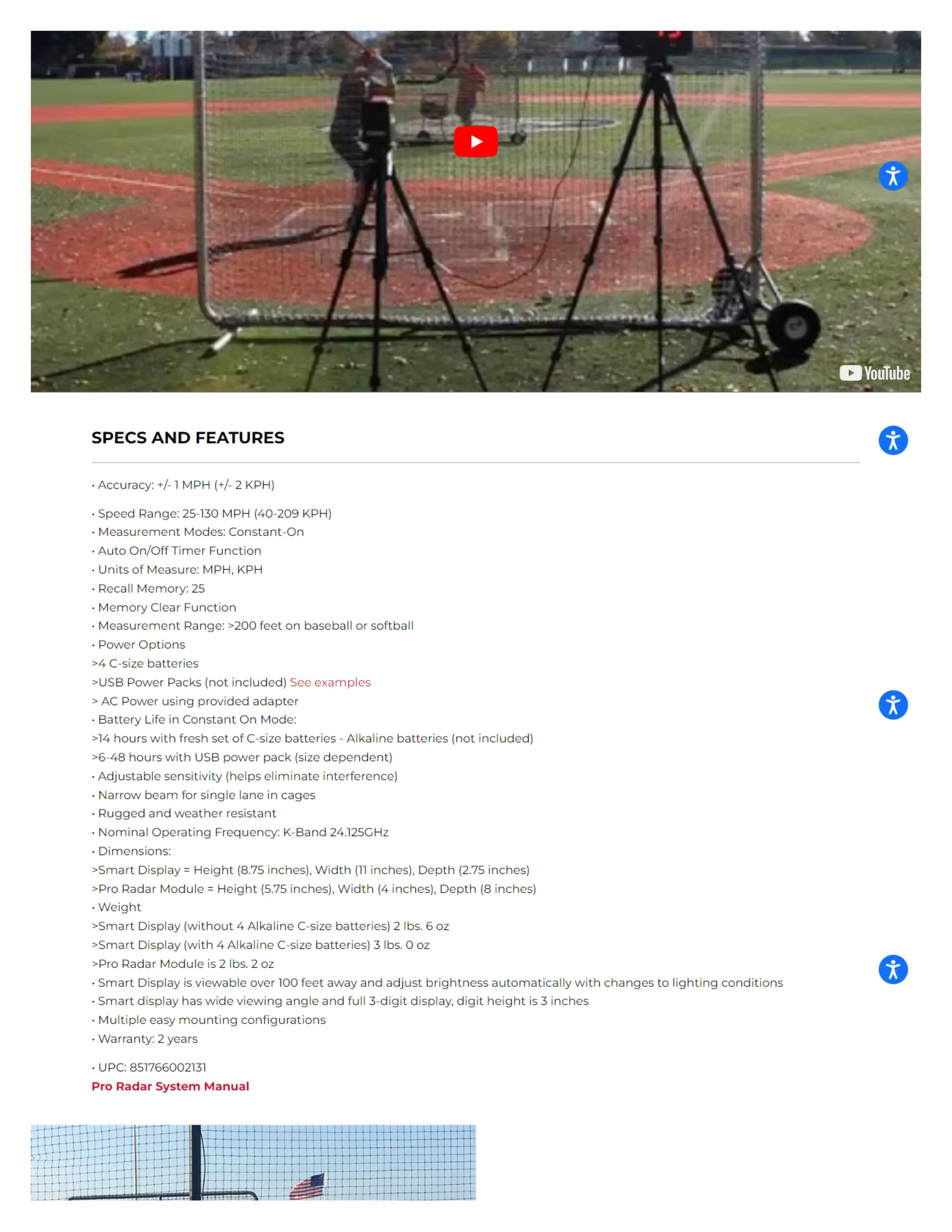 Pro Radar System with Smart Display - Pocket Radar | PDF