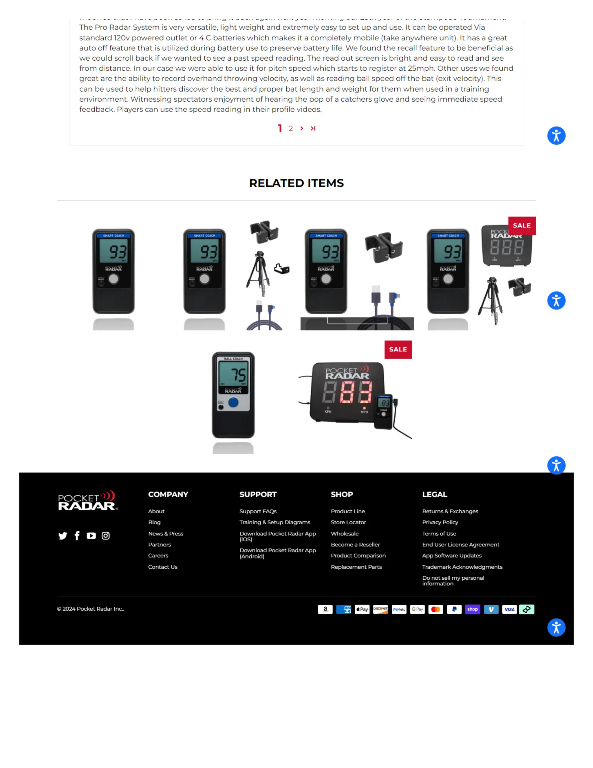 Pro Radar System with Smart Display - Pocket Radar | PDF