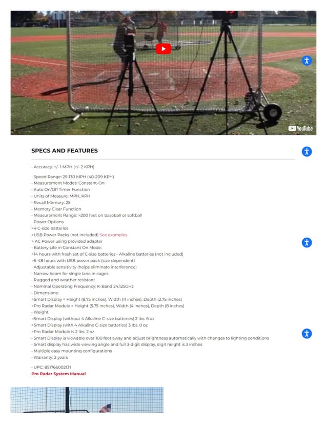 Pro Radar System with Smart Display - Pocket Radar | PDF