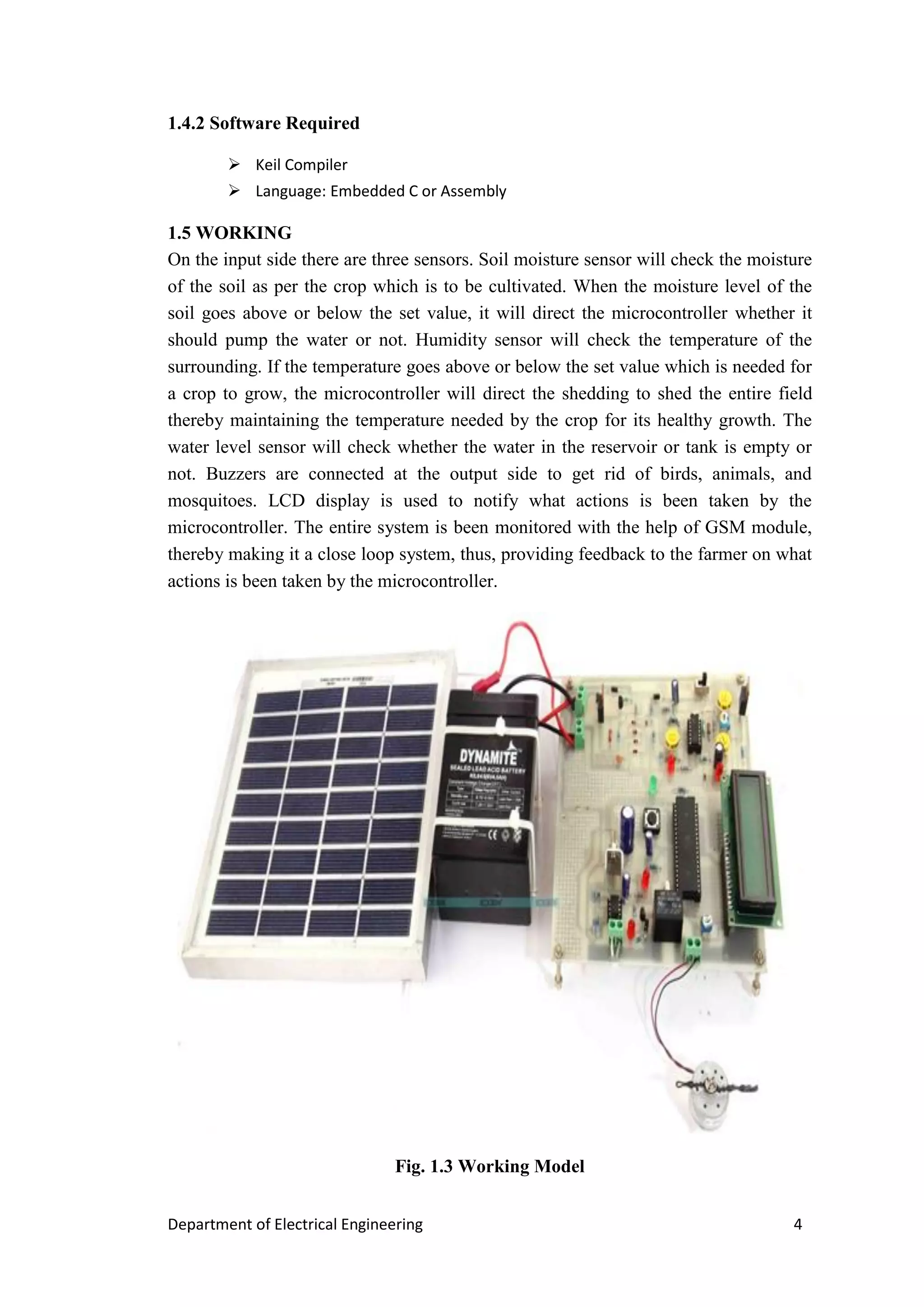 SOLAR POWER AUTO IRRIGATION SYSTEM | PDF