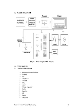 SOLAR POWER AUTO IRRIGATION SYSTEM | PDF