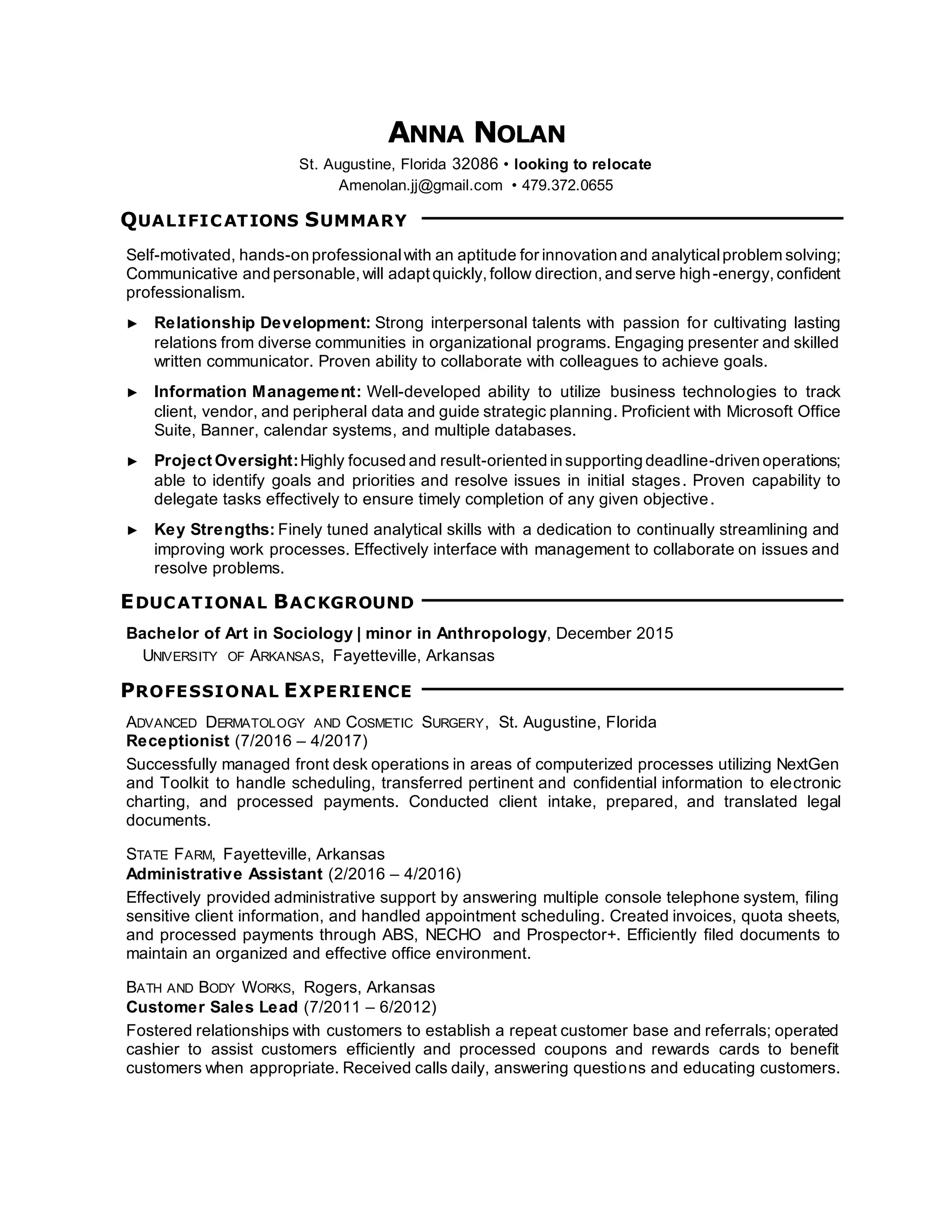 Pro resume | DOCX