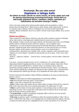 Proricanje u šoljici kafe | PDF