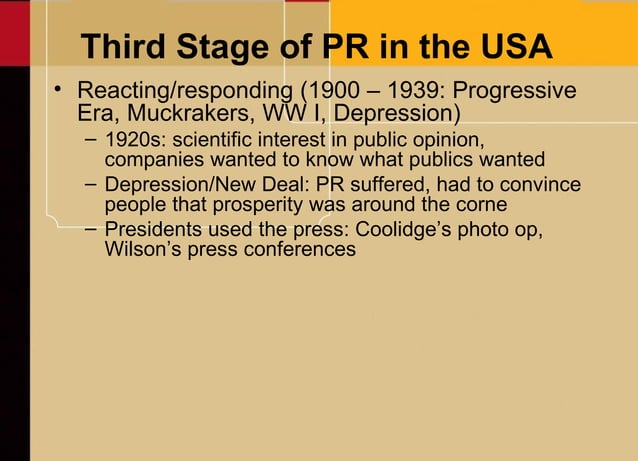Origins of Public Relations | PPT