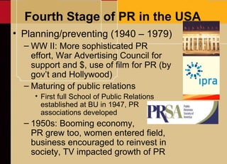 Origins of Public Relations | PPT