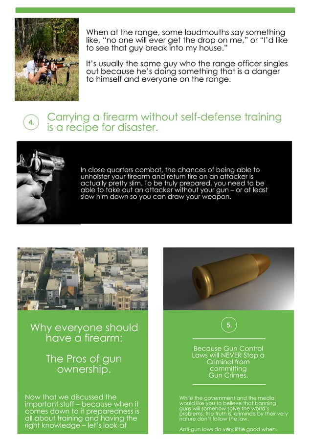 Pros and Cons of Gun Ownership | PDF