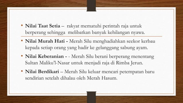 Prosa klasik merah silu | PPT