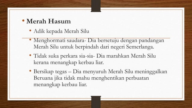 Prosa klasik merah silu | PPT