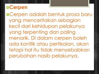 PROSA LAMA DAN BARU | PPTX