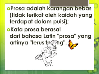 PROSA LAMA DAN BARU | PPTX