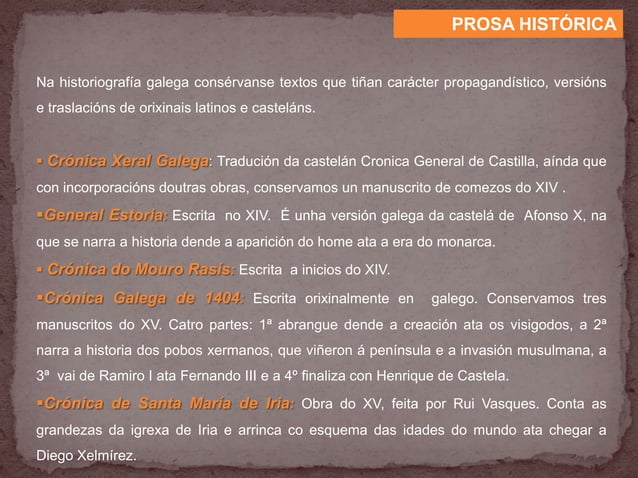 Prosa medieval | PPT