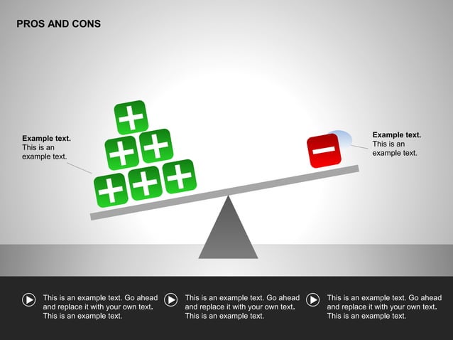 Pros and Cons Evaluation Charts | PPT