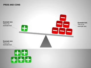 Pros and Cons Evaluation Charts | PPT