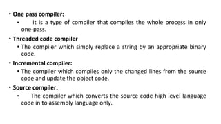 Pros and cons of c as a compiler language | PPT