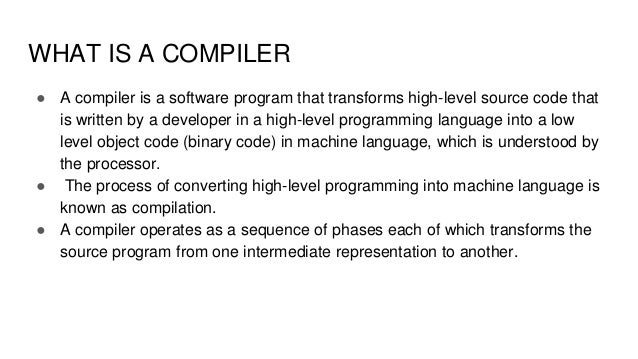 Pros and cons of c as a compiler language