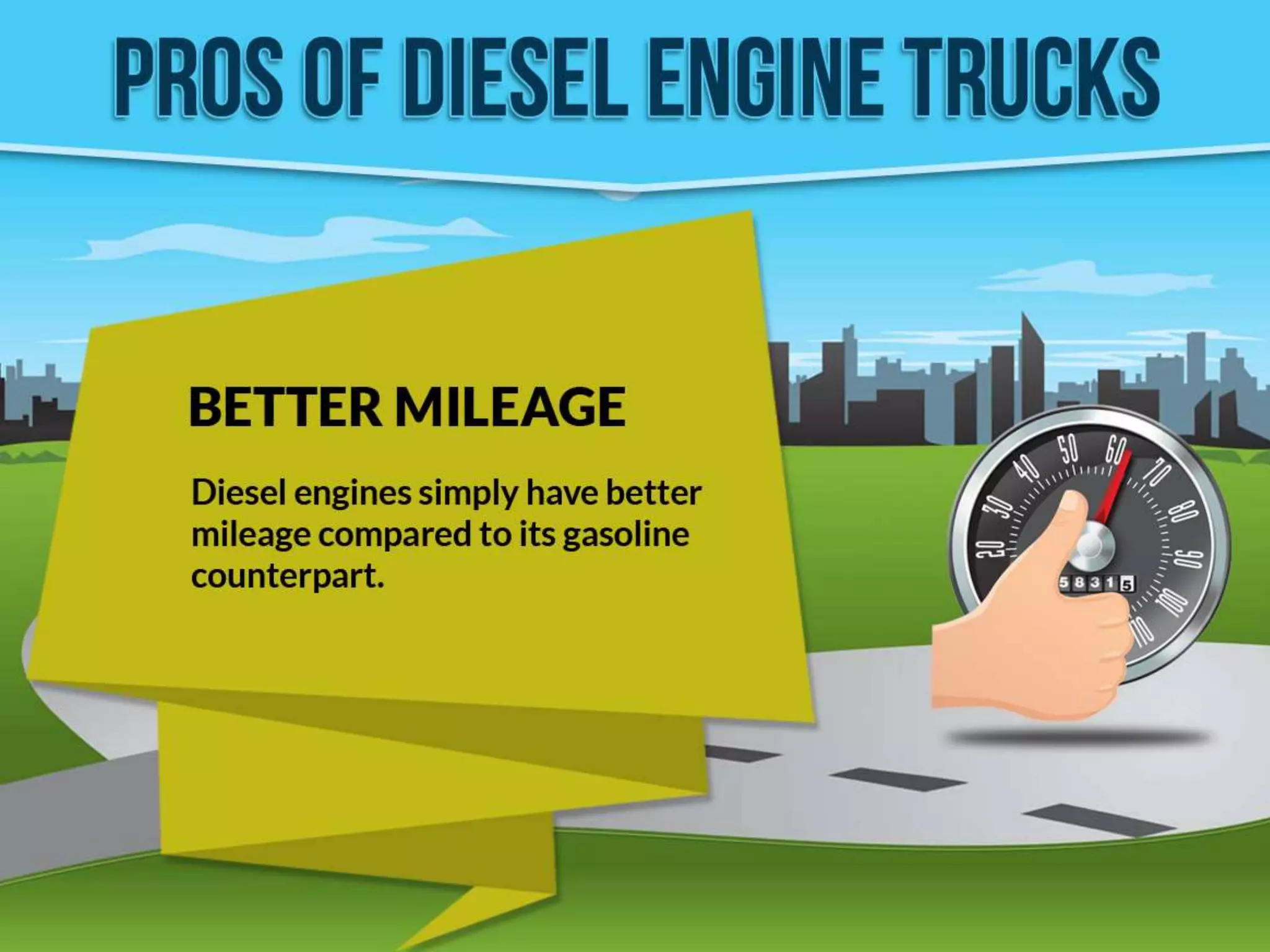 Pros and cons of diesel engine trucks | PPTX