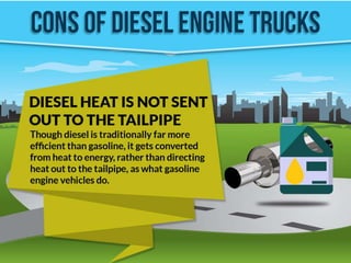 Pros and cons of diesel engine trucks | PPTX