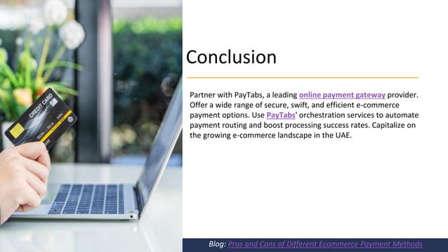 Pros and Cons of Different Ecommerce Payment Methods | PPT