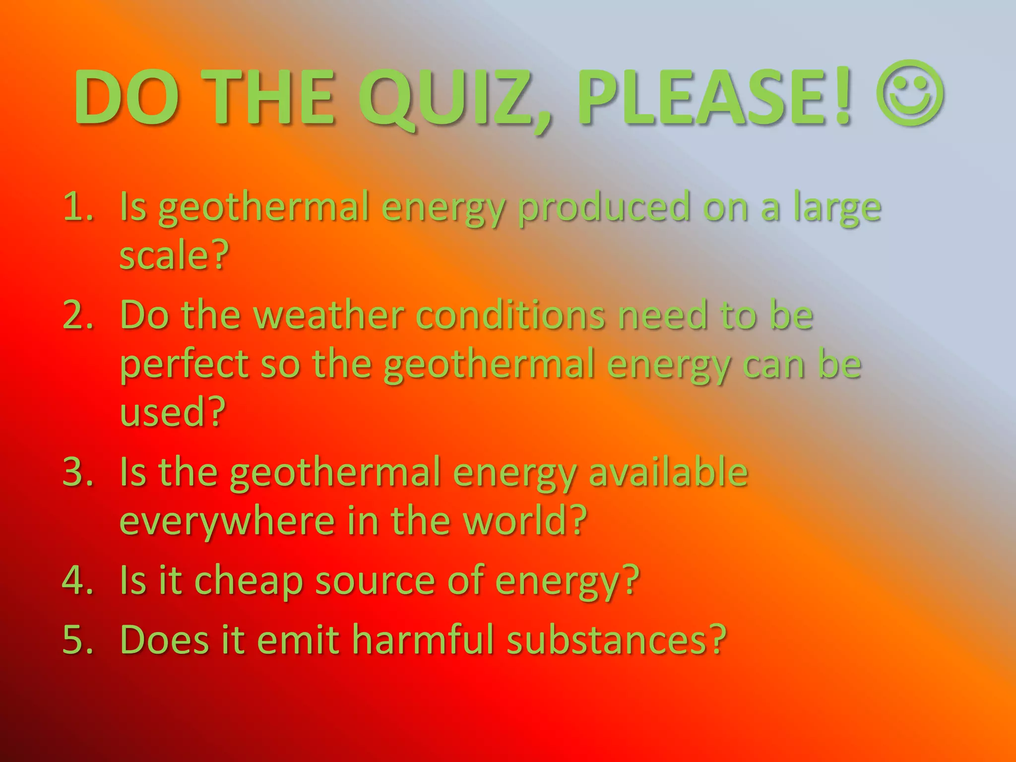 Geothermal Energy Pros And Cons