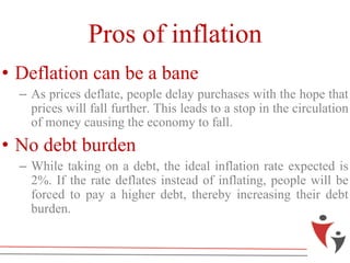 Pros and cons of inflation | PPT