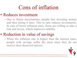 Pros and cons of inflation | PPT