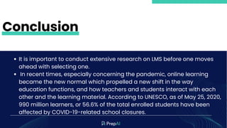 Pros and Cons of Learning Management System - By PrepAI | PPT