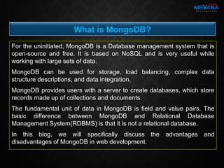 Pros and Cons of MongoDB in Web Development | PDF | Web Development | Internet