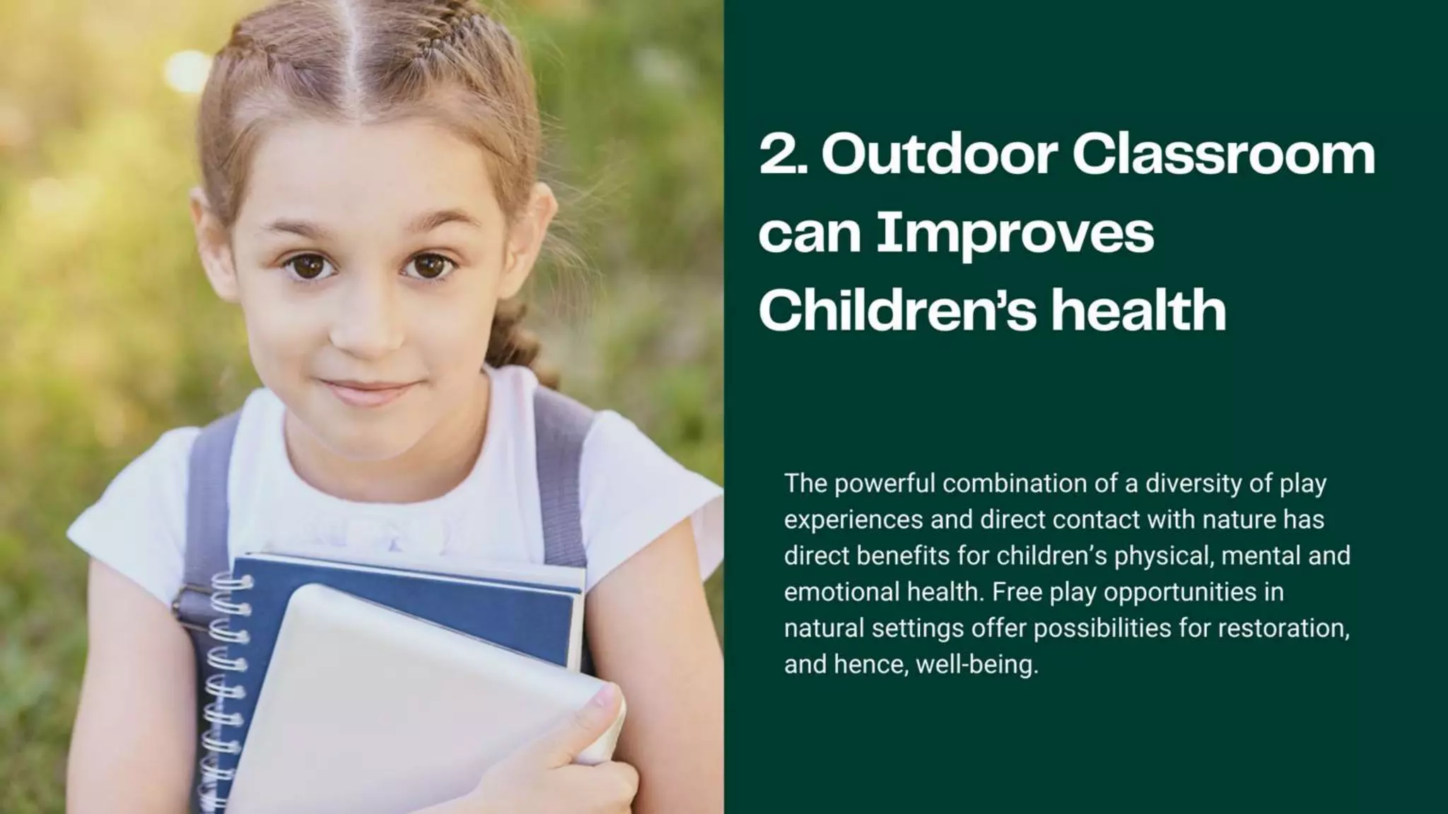 Pros and cons of outdoor classroom for kindergarten | PPTX