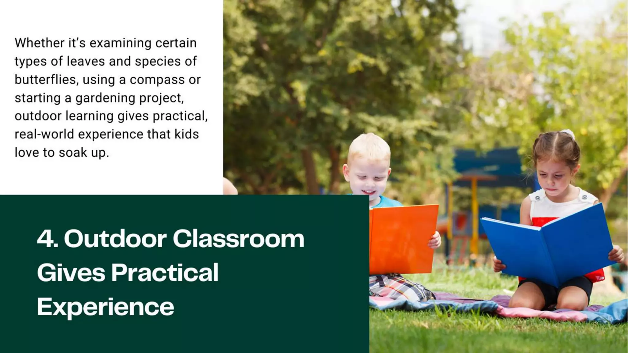 Pros and cons of outdoor classroom for kindergarten | PPTX