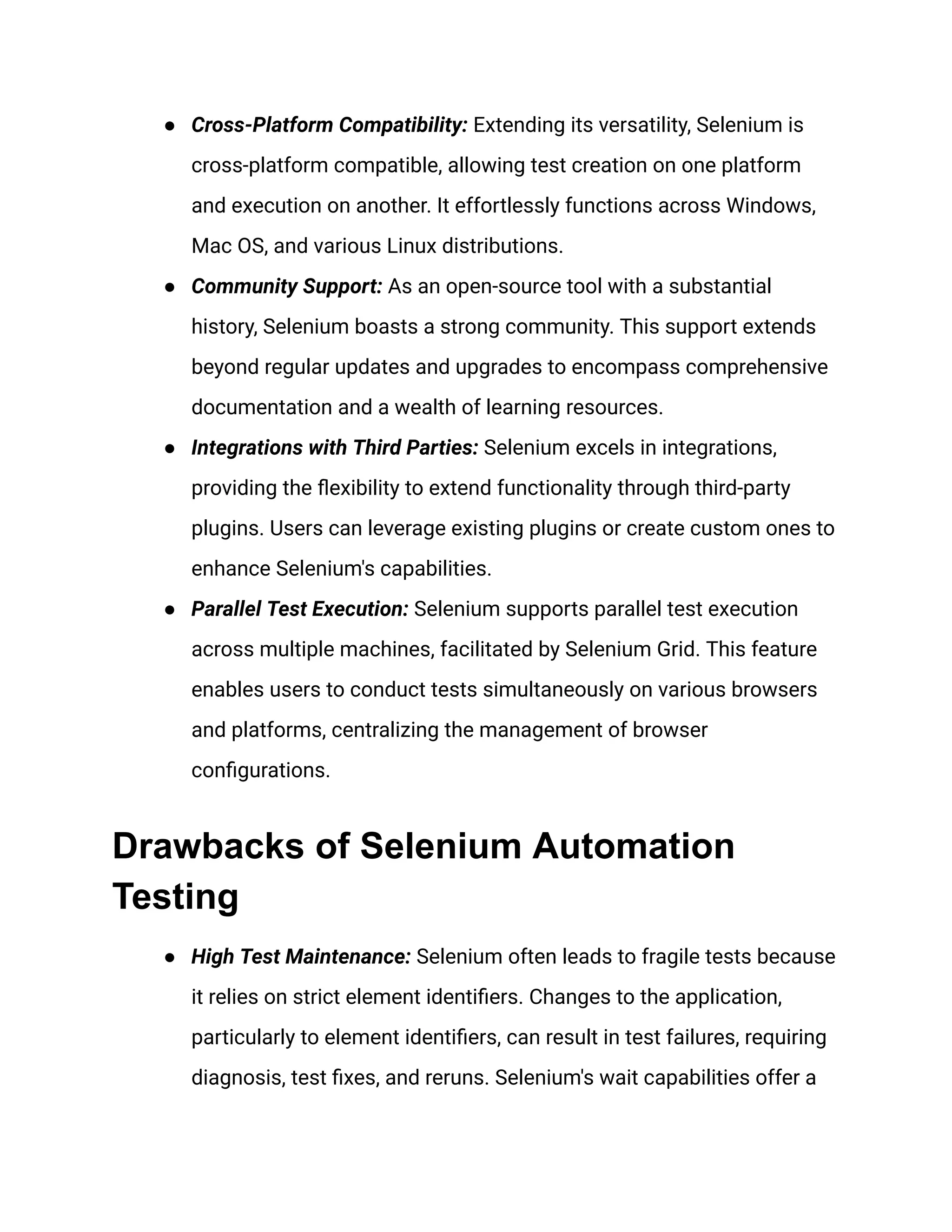 Pros And Cons Of Selenium In Automation Testing A Comprehensive