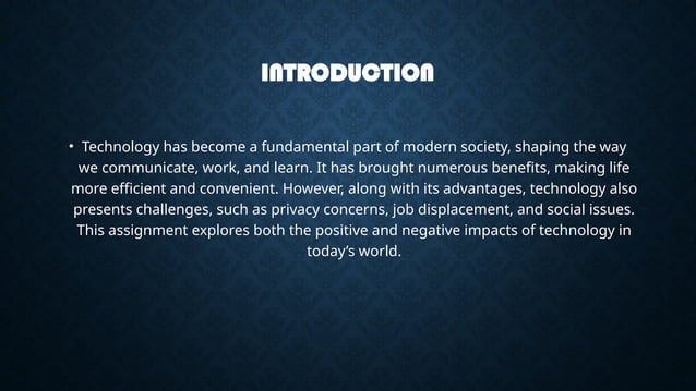 PROS AND CONS of Technology..........................pptx