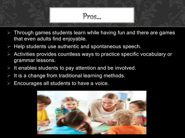 Pros and cons of using speaking activities | PPTX