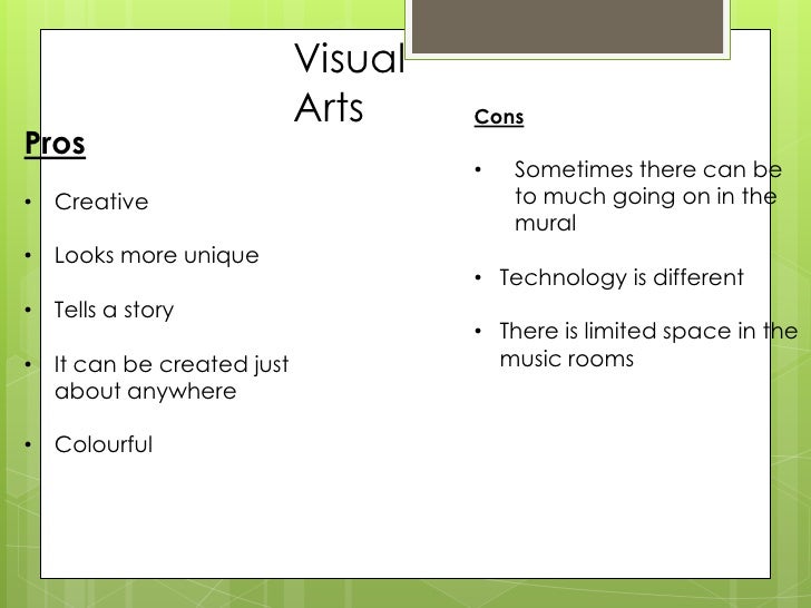Pros cons of visual vs tabular data - Wasmarketplace