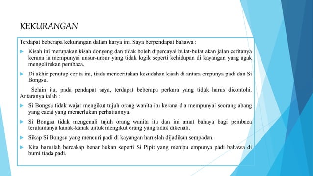 Prosa Tradisional : Asal Padi | PPTX