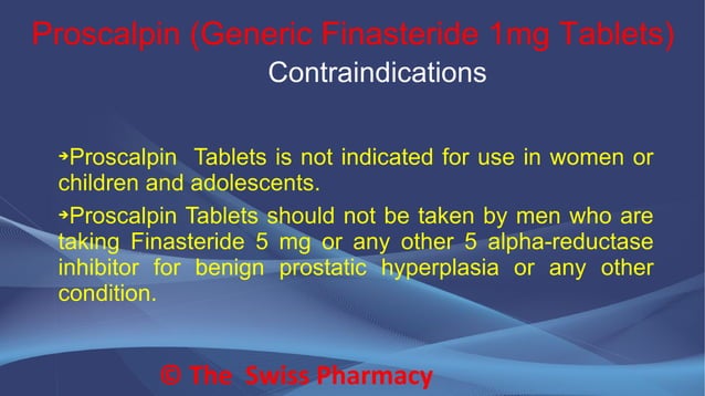 Proscalpin (Generic Finasteride 1mg Tablets) | PDF | Endocrine and ...