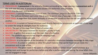 Proscenium theatre | PPTX