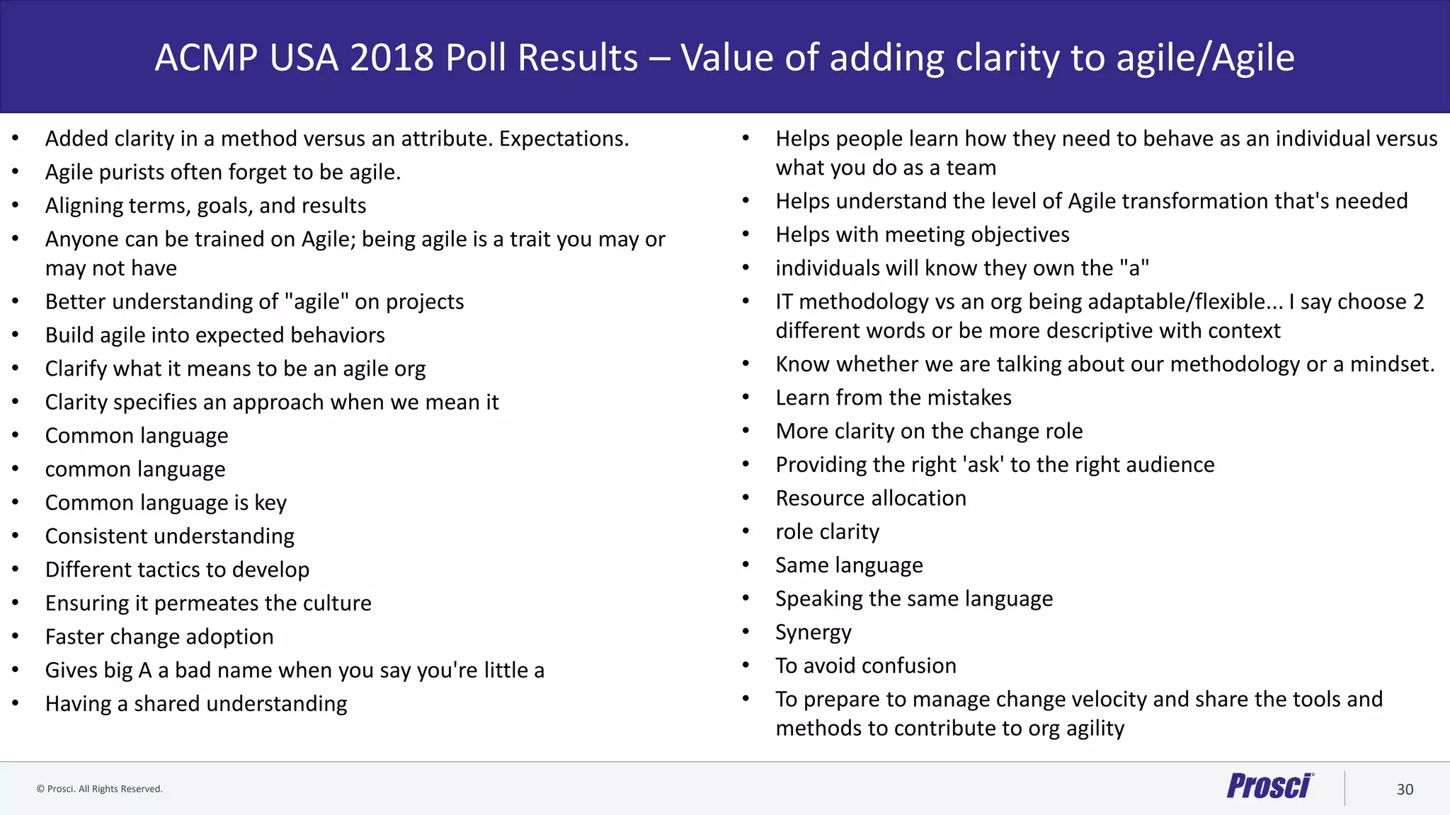 "At the Intersection of Agile and Change Management" - ACMP USA | PDF