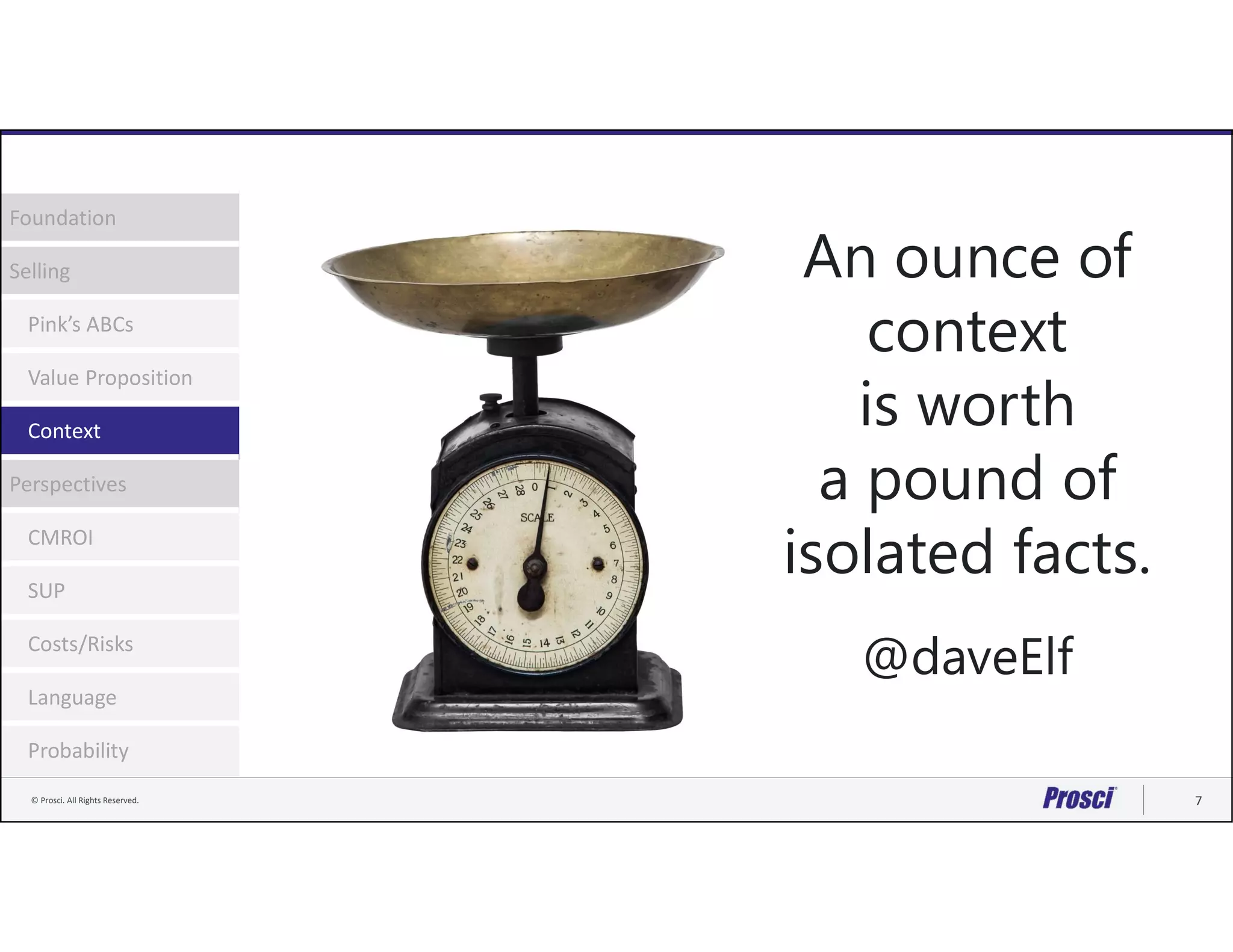 Prosci Defining the Value of Change Management - Webinar Overview | PDF
