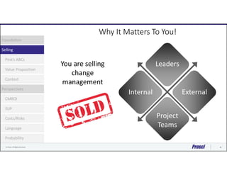 Prosci Defining the Value of Change Management - Webinar Overview | PDF