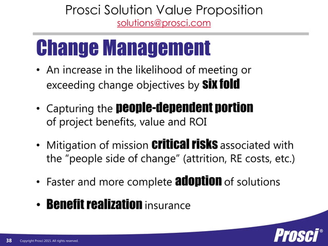 Change Management Value Proposition | PDF