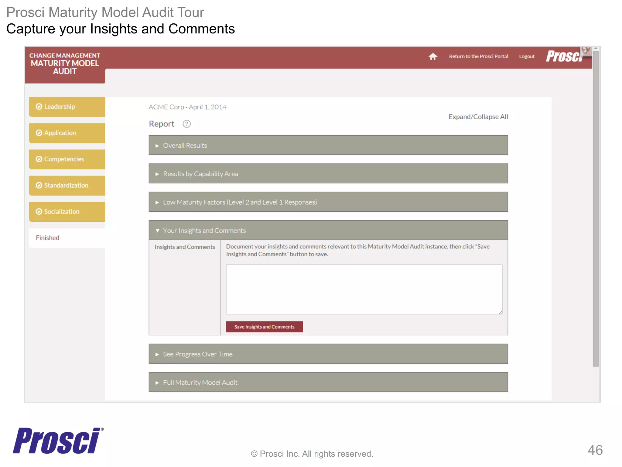 Prosci Webinar: Auditing Change Management Maturity | PDF