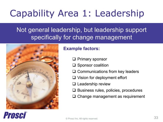 Prosci Webinar: Auditing Change Management Maturity | PDF | Business ...