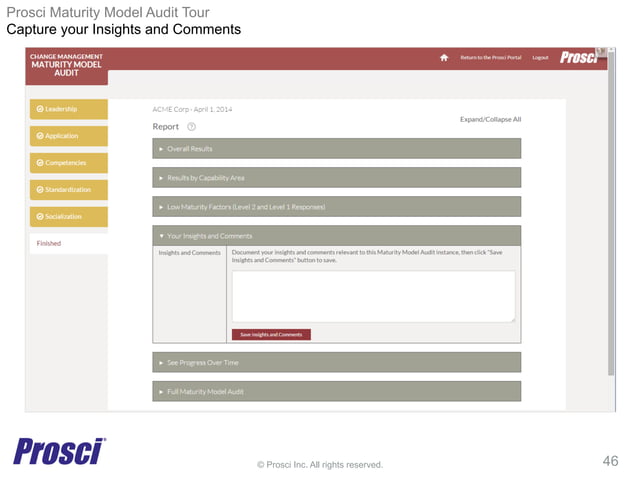 Prosci Webinar: Auditing Change Management Maturity | PDF | Business ...