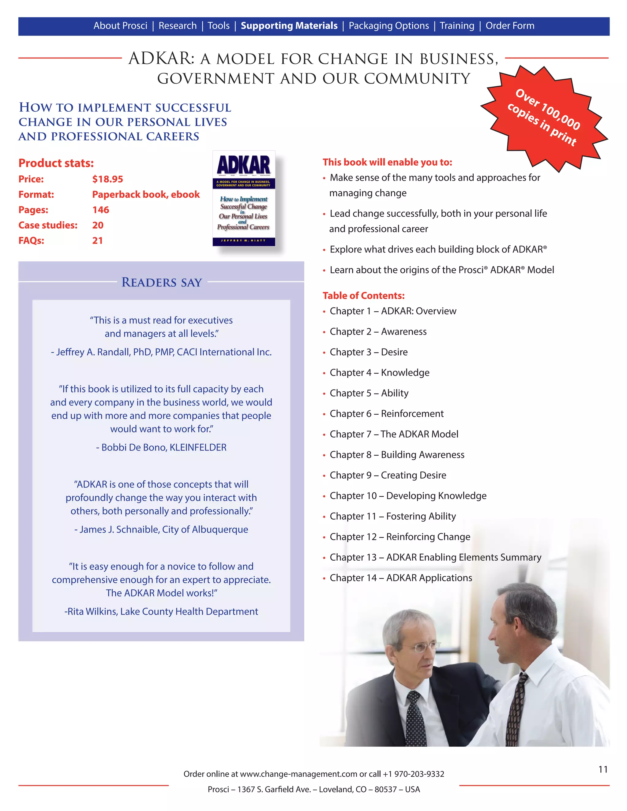 Prosci change series | PDF