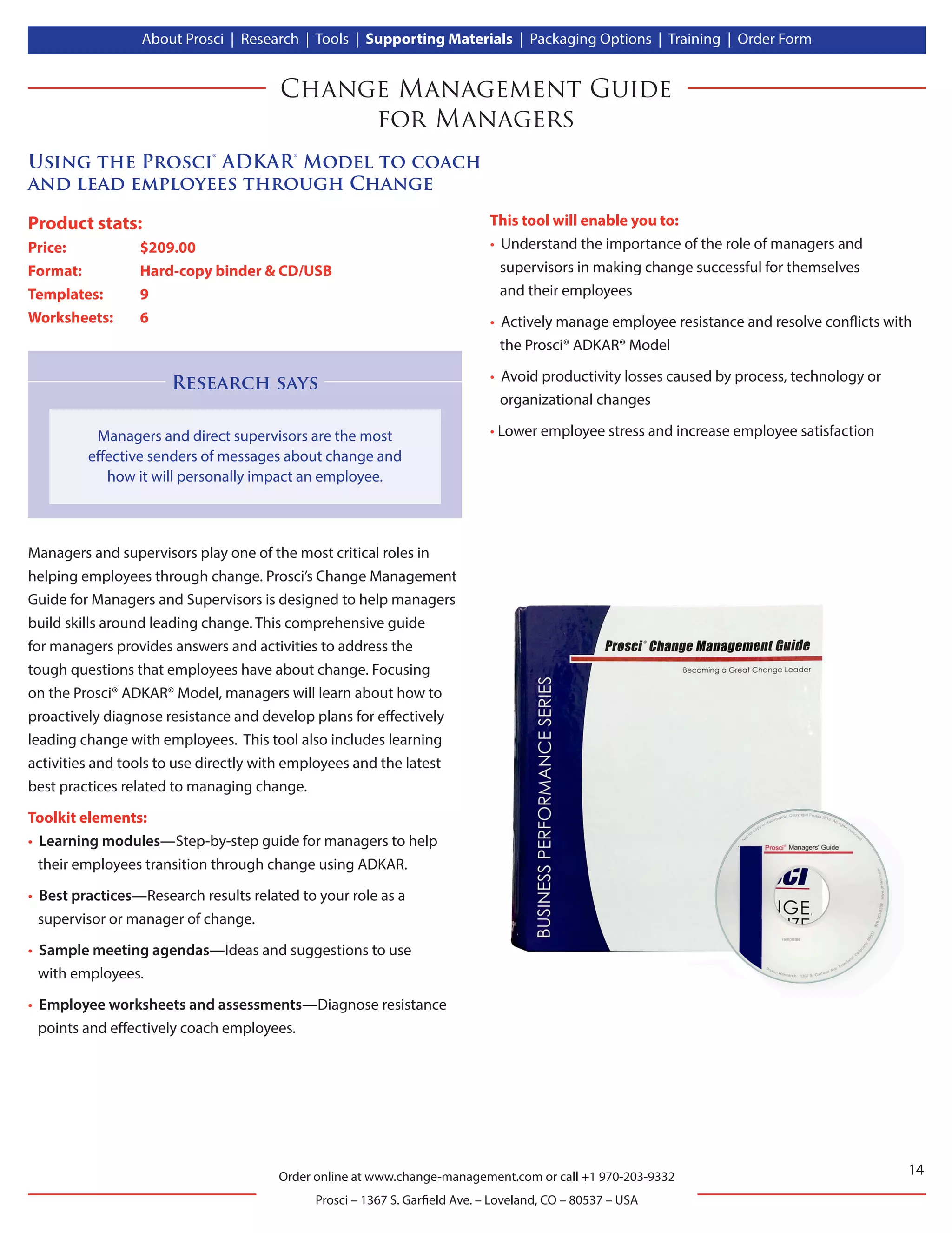 Prosci change series | PDF