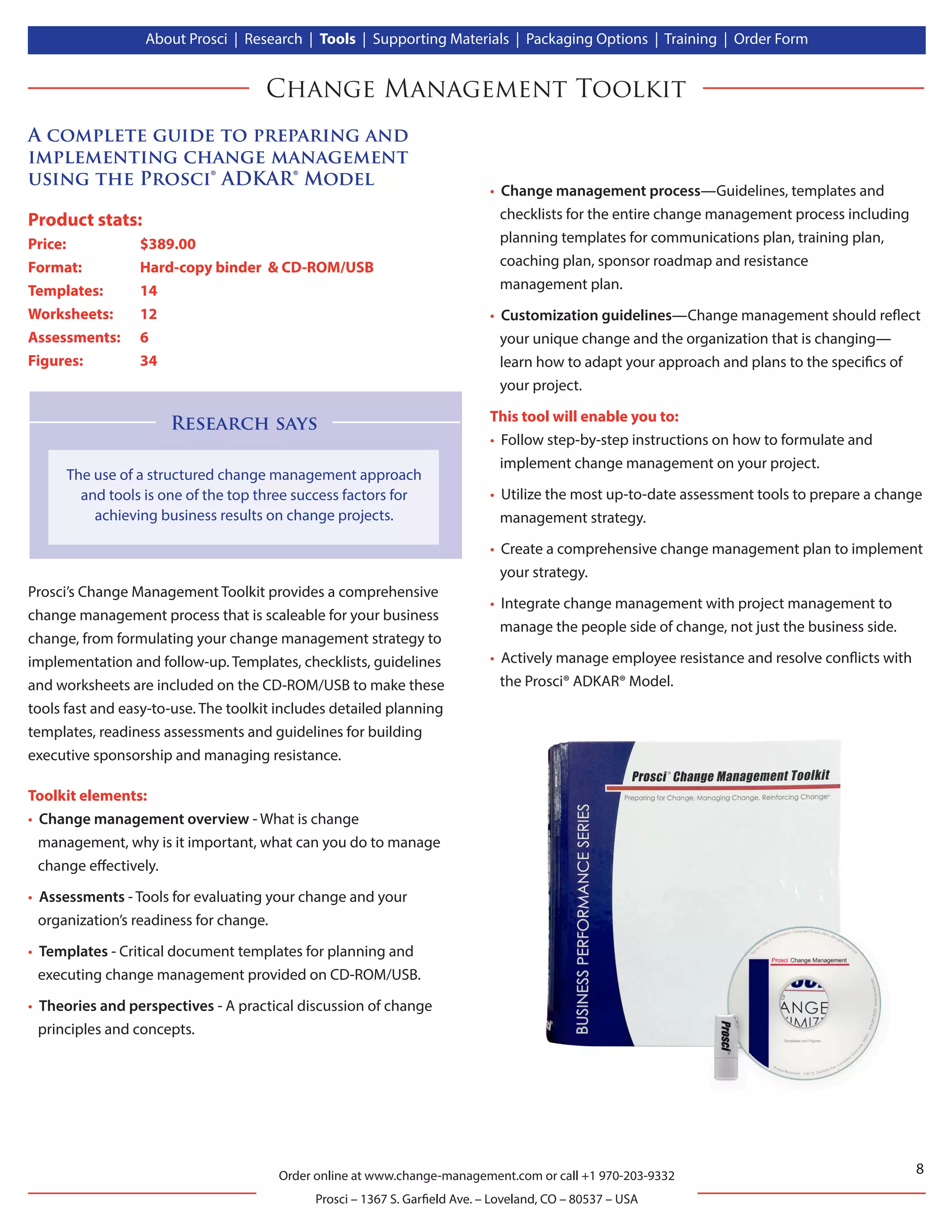 Prosci change series | PDF